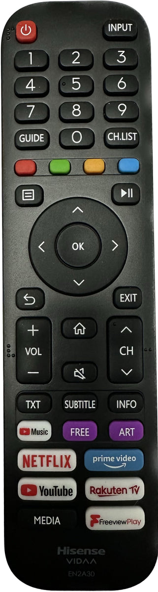 HISENSE 70S5 VIDAA TV Remote Control Genuine – Remote Control Warehouse