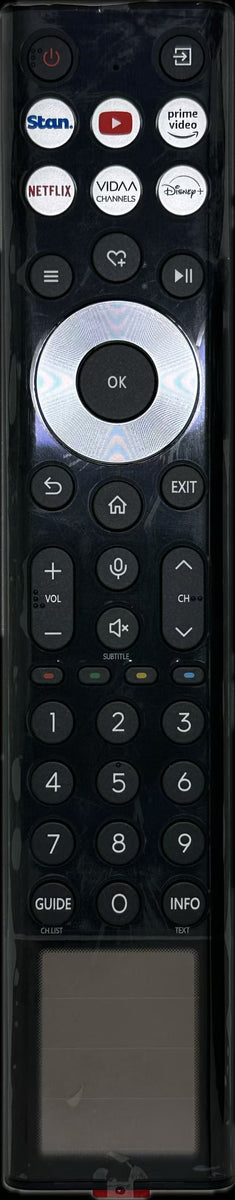 Hisense Smart TV Solar Cell Original Remote Control ERF6D66H Genuine ...