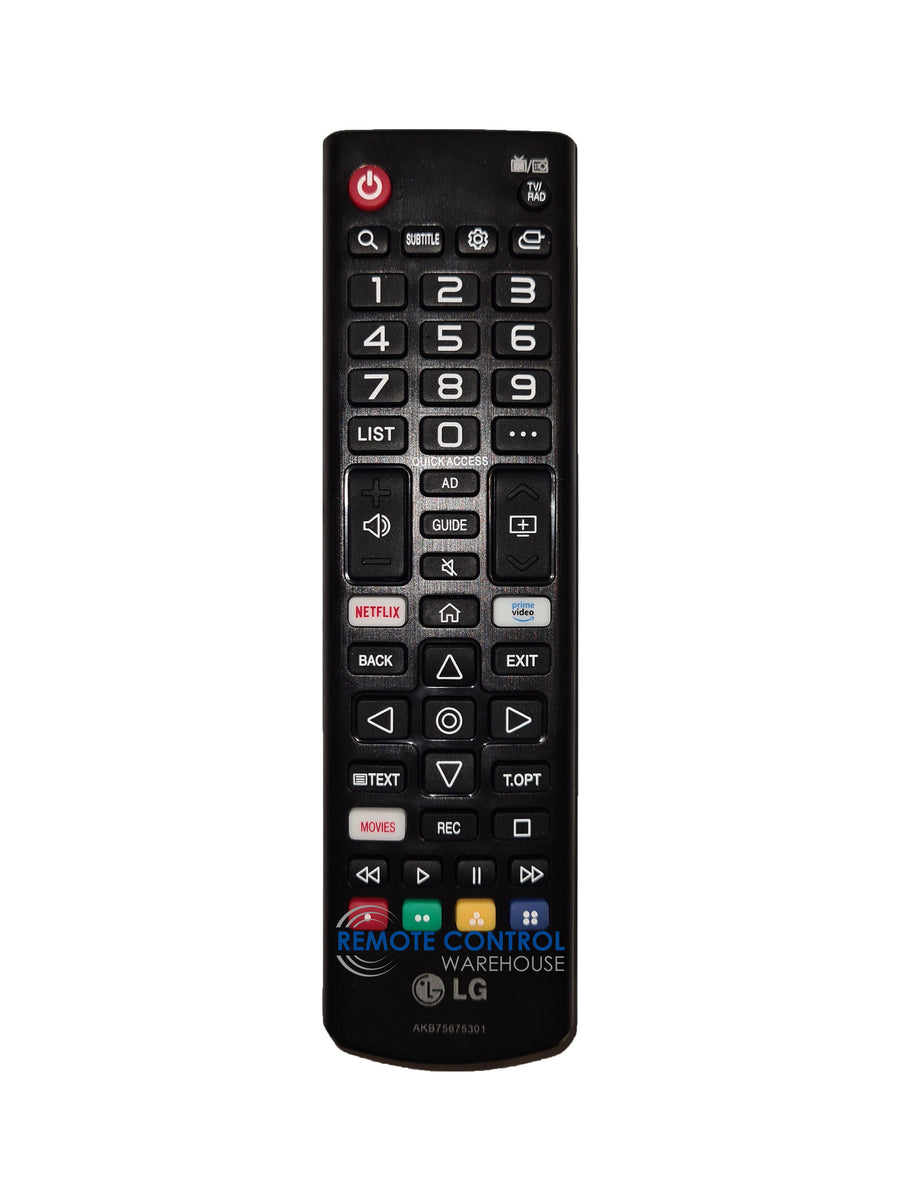 LG Original Remote Control Substitute AKB75675301 32LM630B 43LM6300 75 ...