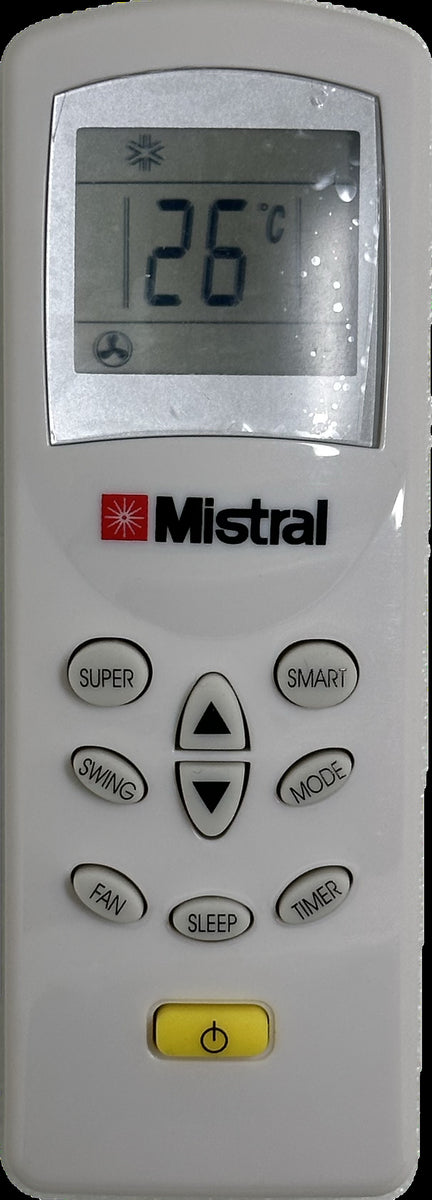 Mistral MSS3.3INV Air Conditioner Original Remote Control Genuine ...