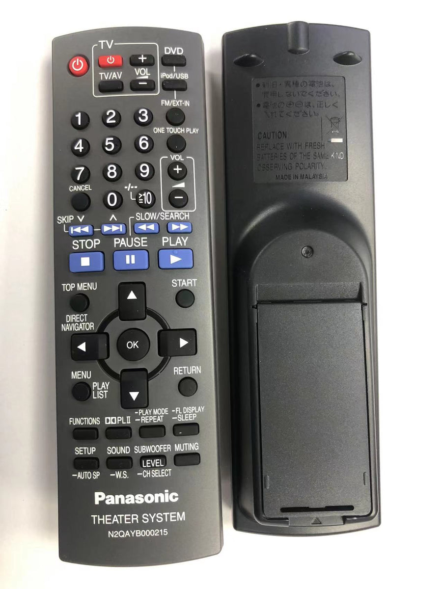 Panasonic Theater System Original Remote Control - N2QAYB000215 Genuin ...