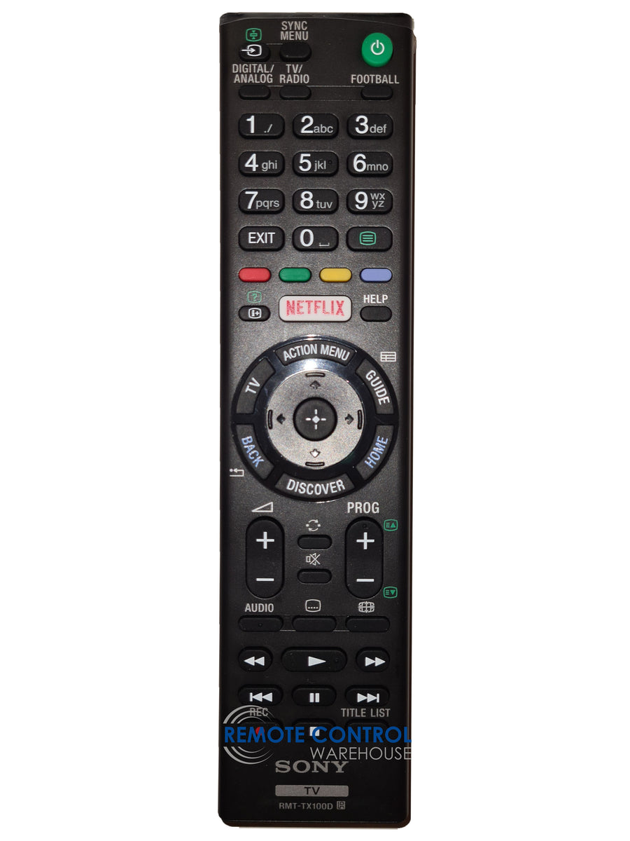 Sony Original Remote Control RMT-TX100A RMT-TX100D - KD43X8300C KD75X9 ...