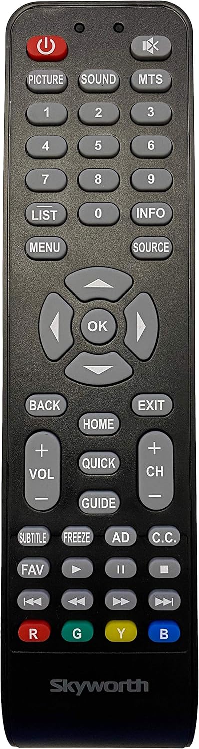 Skyworth 50E58 LCD TV Original Remote Control – Remote Control Warehouse