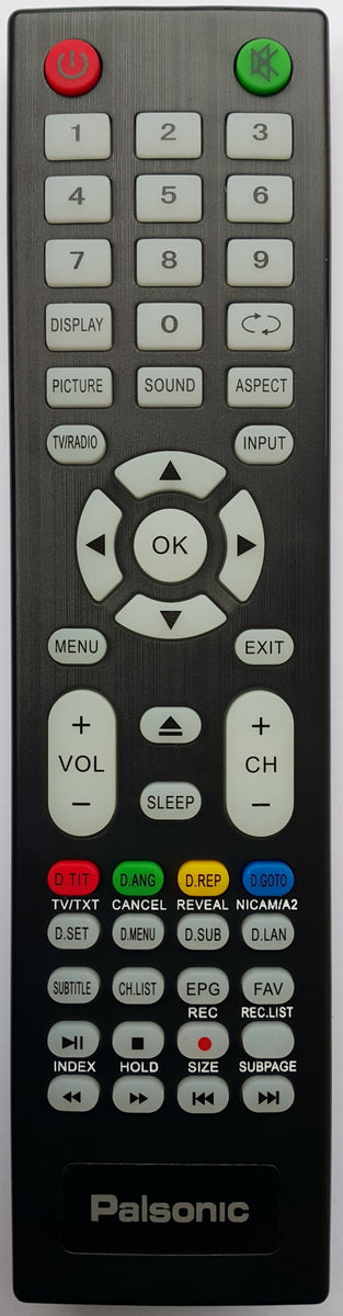 Original Palsonic Remote Control RC-4055 - TFTV3925FL TFTV4055FL TFTV4 ...