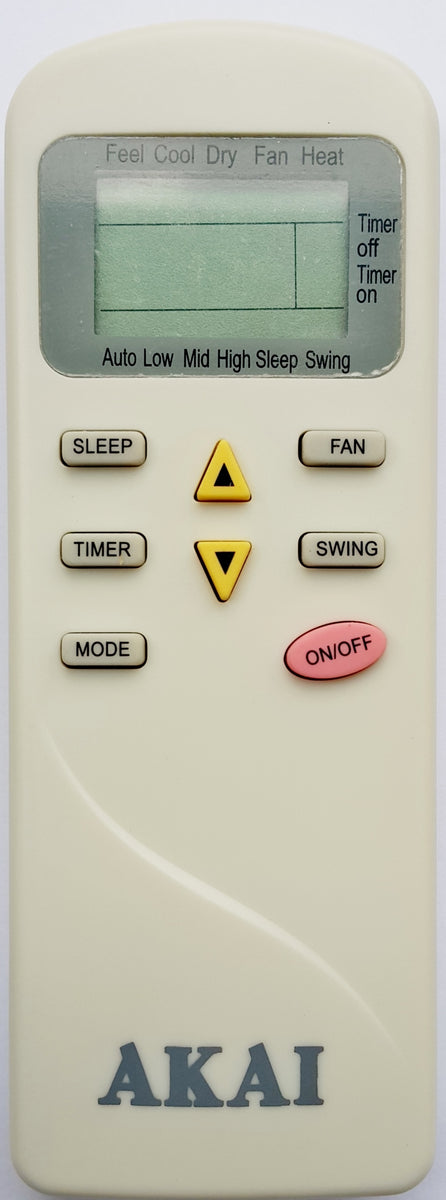 AKAI Air Conditioner Remote Control - TEM-26CHSAAU TEM-35CHSF TEM-35CH ...
