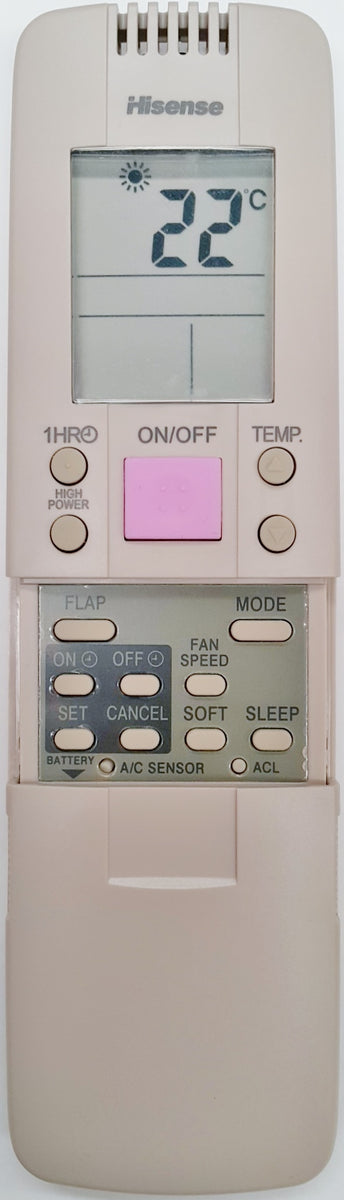 ORIGINAL HISENSE AIR CONDITIONER REMOTE CONTROL - RCH-28VB RCH28VB ...