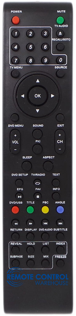 BUSH IDLCD2205HDV LCD TV Remote Control – Remote Control Warehouse