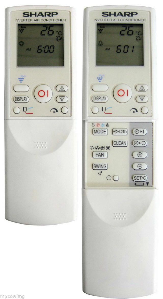 ORIGINAL SHARP AIR CONDITIONER REMOTE CONTROL CRMC-A629JBEZ AY-XM7CR A ...