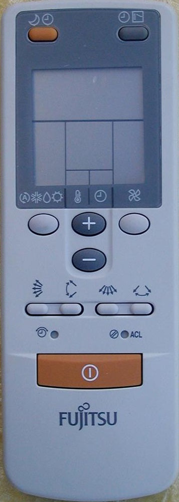 Original Fujitsu Air Conditioner Remote Control ARJW19 AR-JW19 – Remote ...