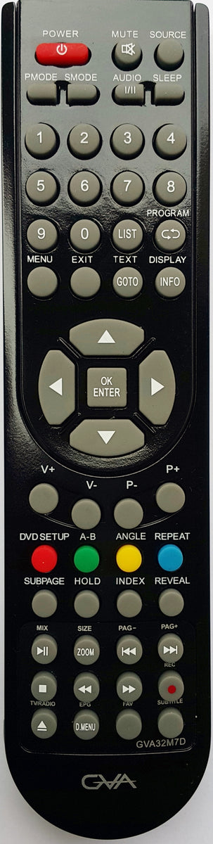 GVA GVA32M7D LCD TV Original Remote Control – Remote Control Warehouse