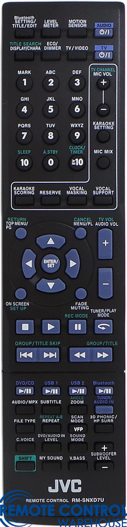 JVC Original Remote Control RM-SNXD7U Genuine – Remote Control Warehouse
