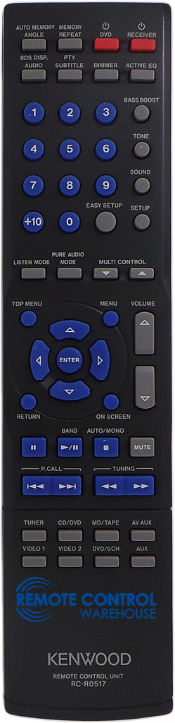 Original KENWOOD Remote RC-R0517 RCR0517 - KRF-V5200D KRF-V6300D A/V R ...