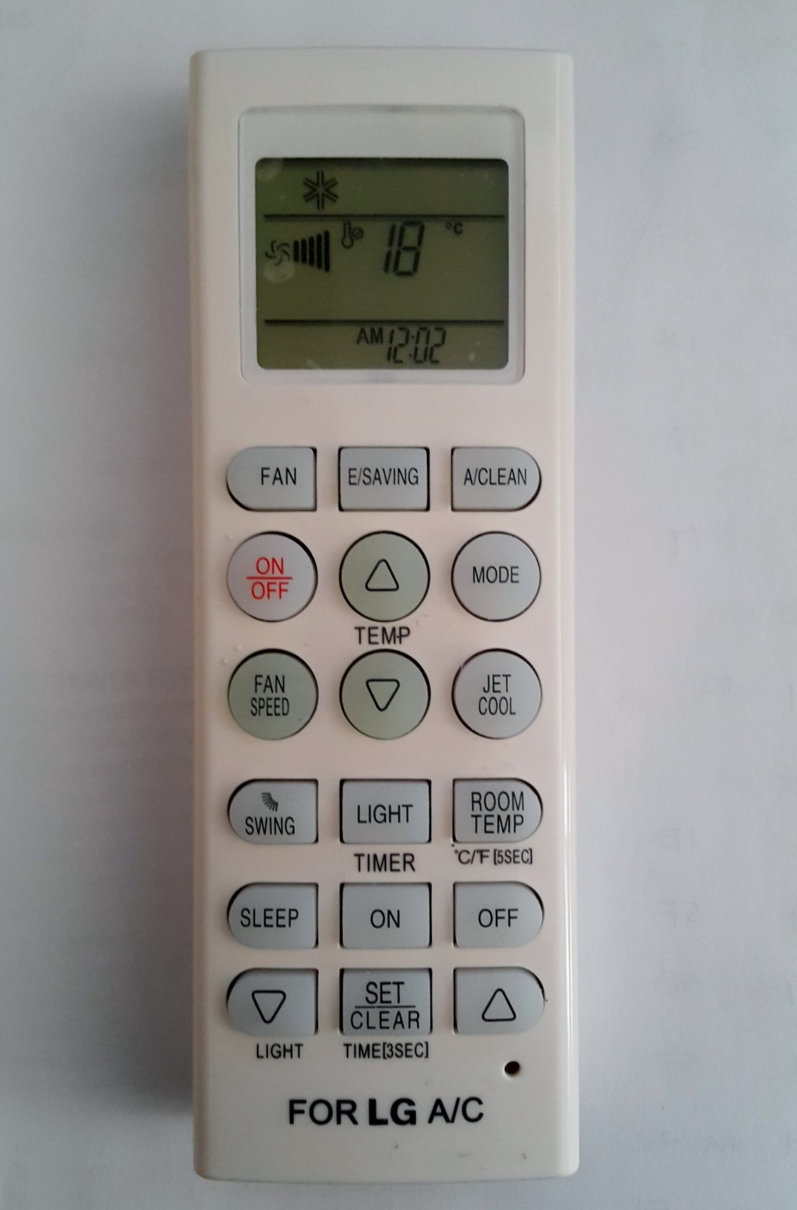 Replacement LG Air Conditioner Remote Control - AKB35149807 – Remote ...