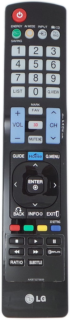 LG Original Remote Control SUBSTITUTE AKB73615312 - 32LS4600 42LS4600 ...