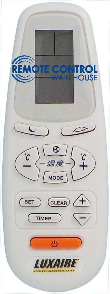 ORIGINAL LUXAIRE AIR CONDITIONER REMOTE CONTROL RC-5 P/N: 975-642-00 ...