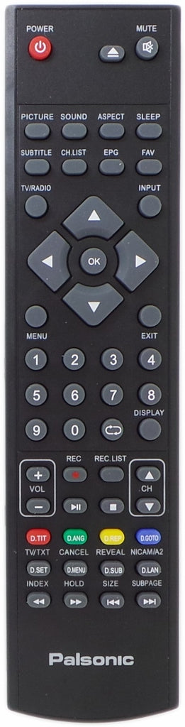 Original Palsonic Remote Control RC-7450M - TFTV7450M TFTV8075M TFTV80 ...