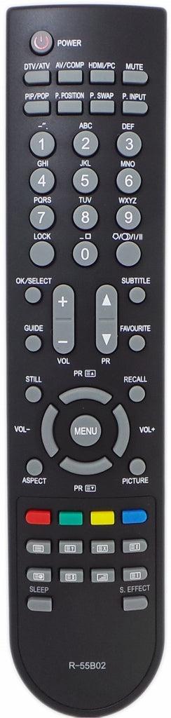 Palsonic Remote Control R-55B02 - TFTV68HDT TFTV81HDT TFTV81PBHDT TFTV ...