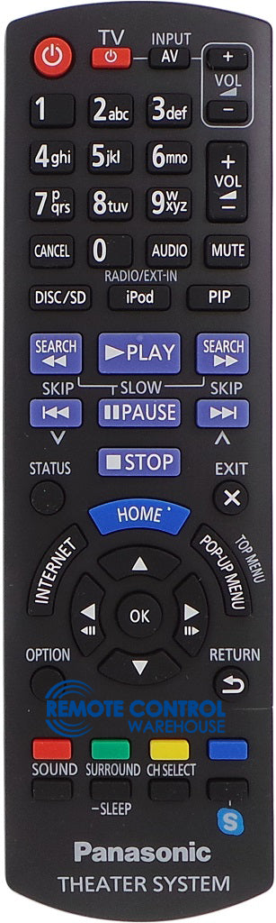 Original Panasonic Remote Control N2QAYB000635 - SA-BTT262 SA-BTT270 B ...