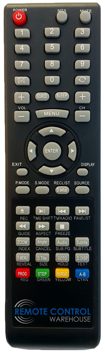 Telefunken TP26C8 LCD TV Replacement Remote Control – Remote Control ...