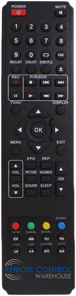 REPLACEMENT CONIA REMOTE CONTROL - CE3278 TV – Remote Control Warehouse