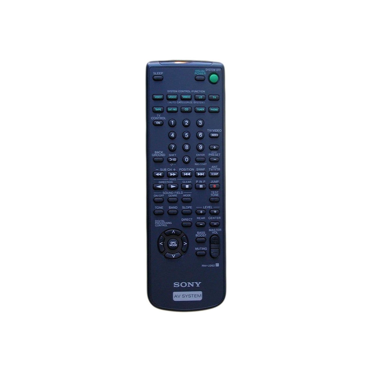 Sony Original Remote Control RM-U262 – Remote Control Warehouse